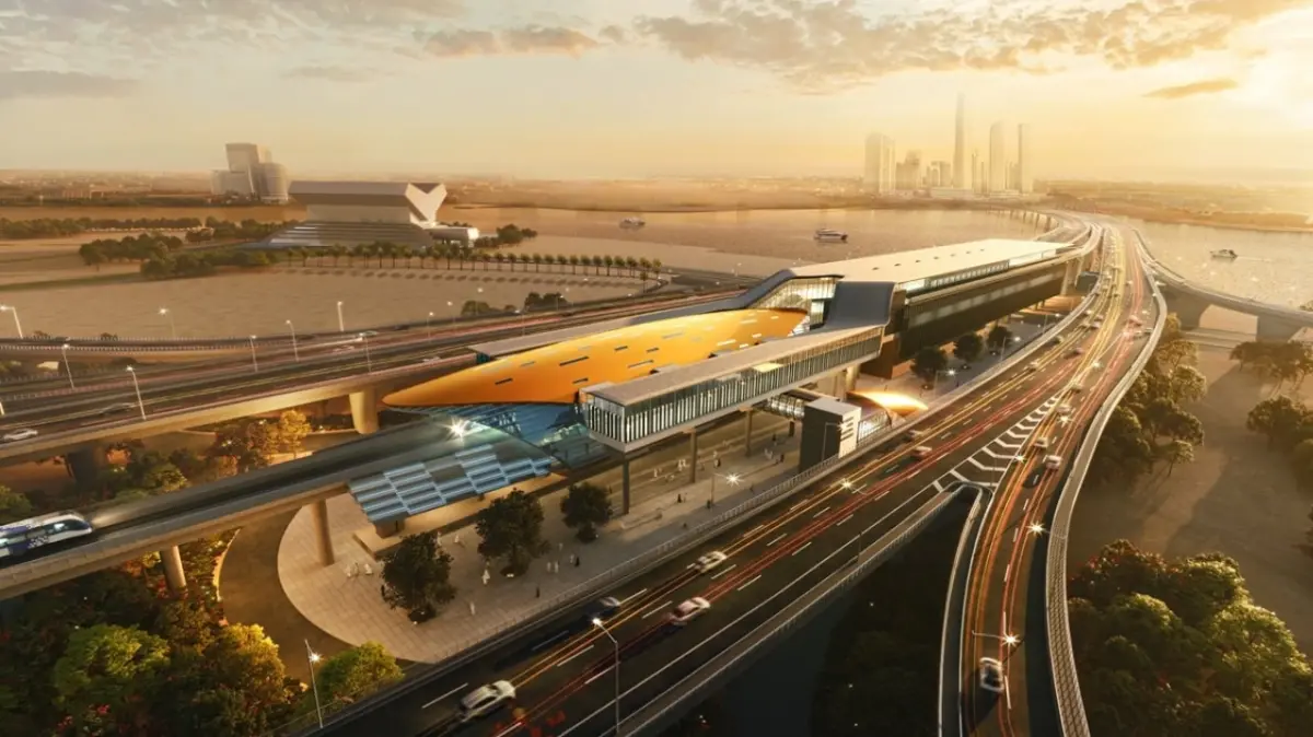 Dubai Metro Blue Line Stations Unveiled New Oval-Shaped Design ...
